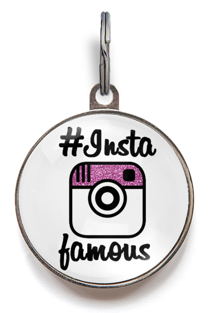 Instagram Pet ID Tag - #InstaFamous